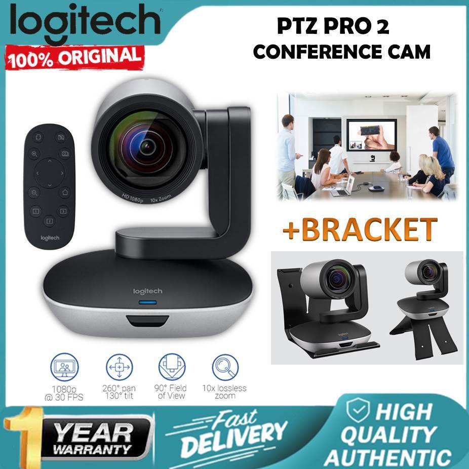 Jual Logitech PTZ PRO 2 Webcam Video Conference Camera 1080p HD ...
