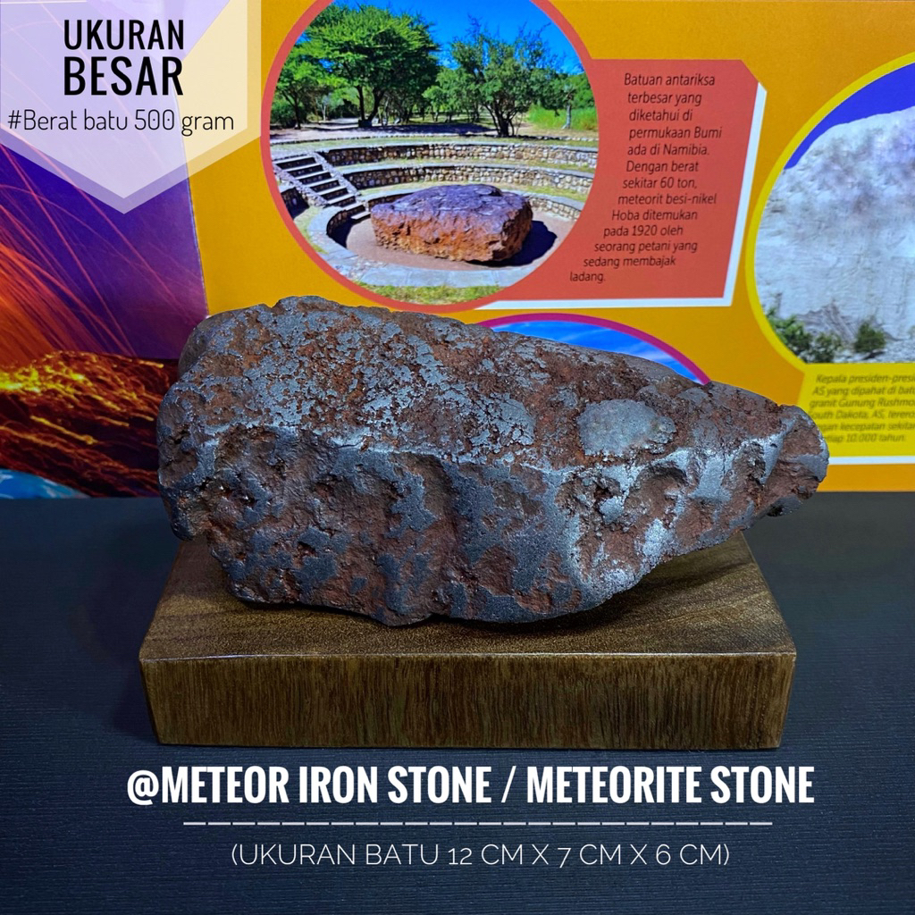 Jual Meteor Iron Stone A7 atau Batu Meteor atau Meteorite Stone atau ...
