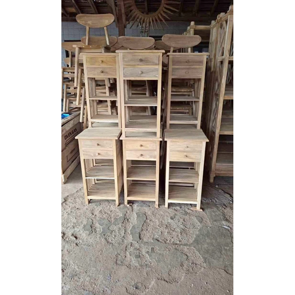 Jual meja dispenser kayu jati / meja dispenser laci / meja dispenser ...