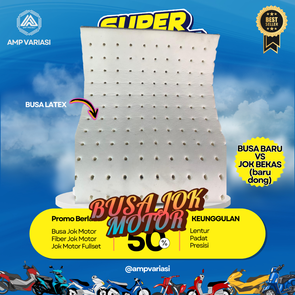 Jual Busa Latex Jok Motor Busa Jok Motor - Latex Jok Motor - Busa Jok ...