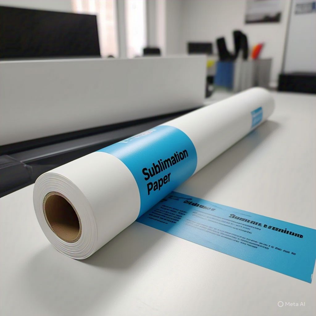 Jual kertas SUBLIM roll 85gsm 1118mm x 100m I KERTAS SUBLIMASI I KERTAS ...