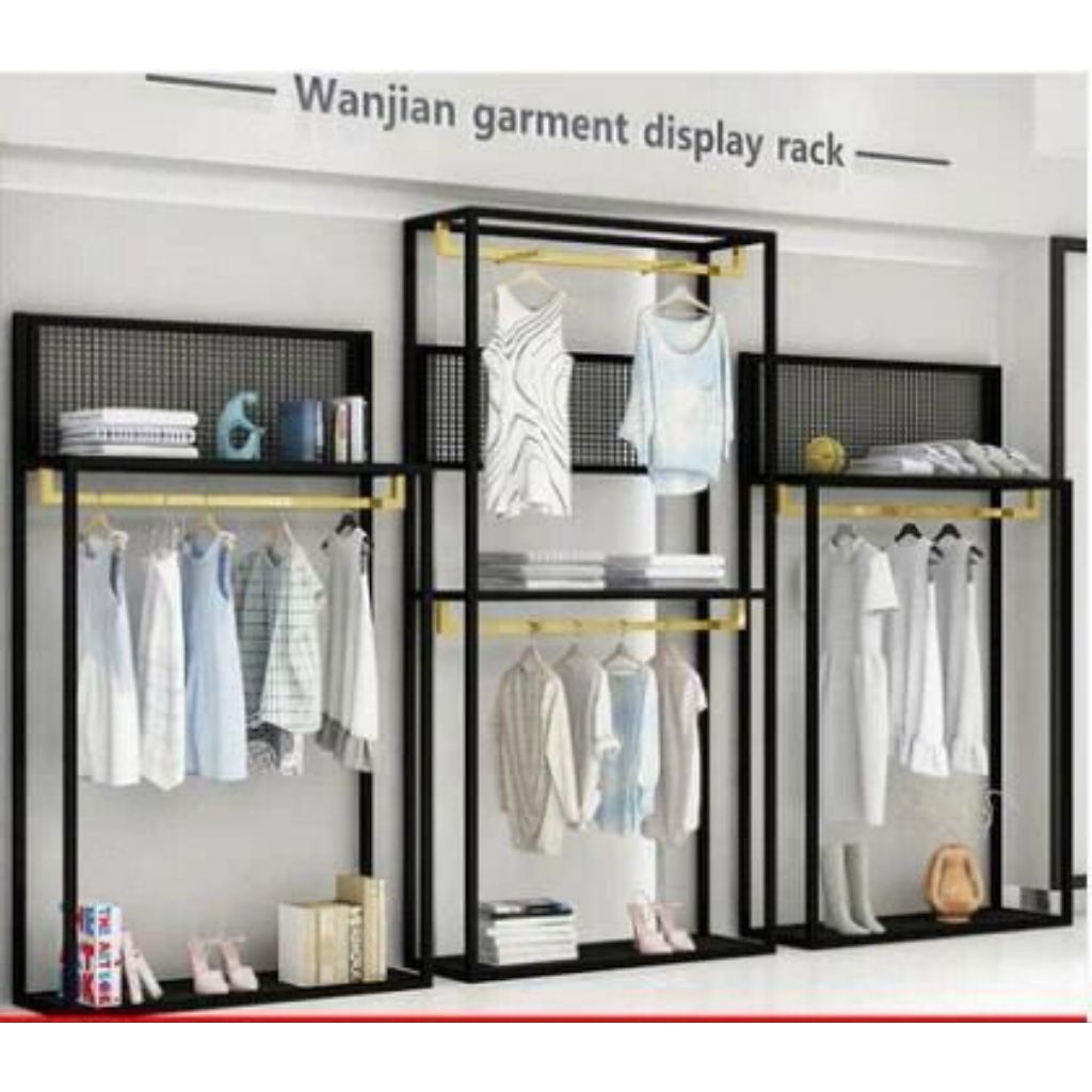 Jual Clothing Store Display|Rak Baju Display|Kombinasi Expanda | Shopee ...