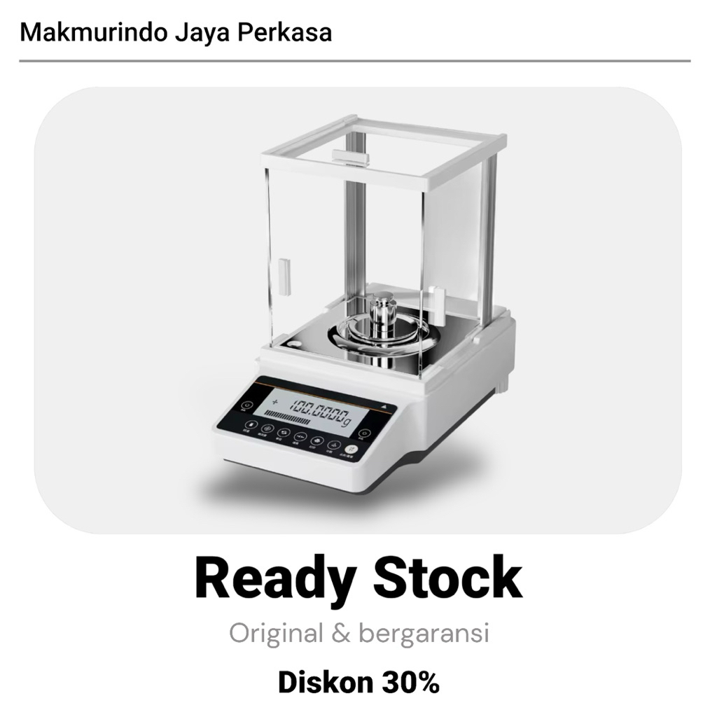 Jual Timbangan Analitik Analytical Balance Akurasi Keseimbangan Presisi ...