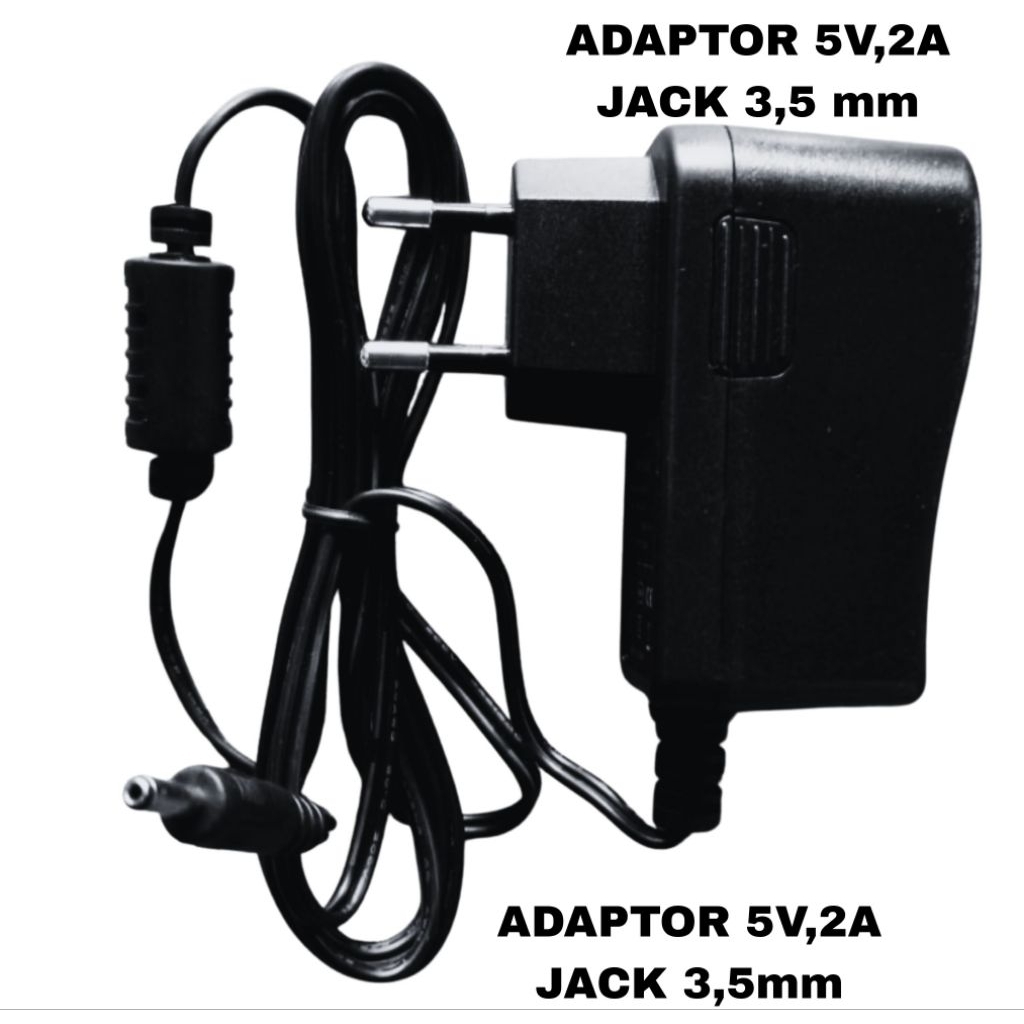 Jual ADAPTOR 5V 2A JACK 3,5MM COCOK UTK STB AX512,TRANV GEN2 , POLYTRON ...