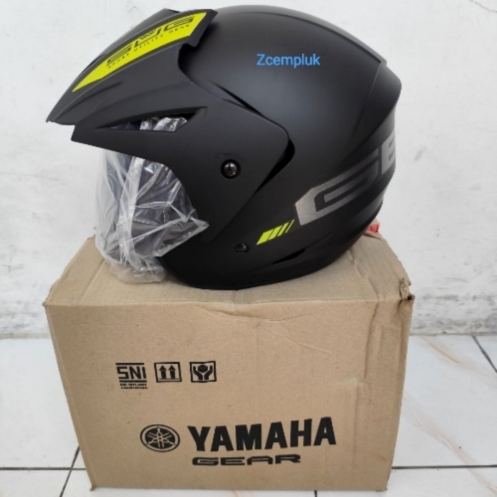 Jual Helm Yamaha Maxi Aerox , Gear Half Face Helm Sepeda Motor Helmet ...