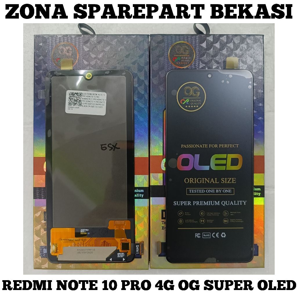 Jual LCD REDMI NOTE 10 PRO 4G OG SUPER OLED | Shopee Indonesia