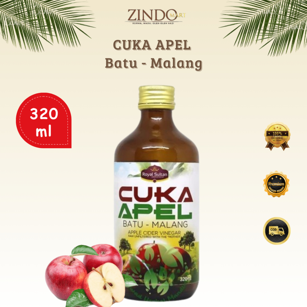 Jual CUKA APEL ROYAL SULTAN 320ML BATU-MALANG APPLE CIDER WITH THE ...