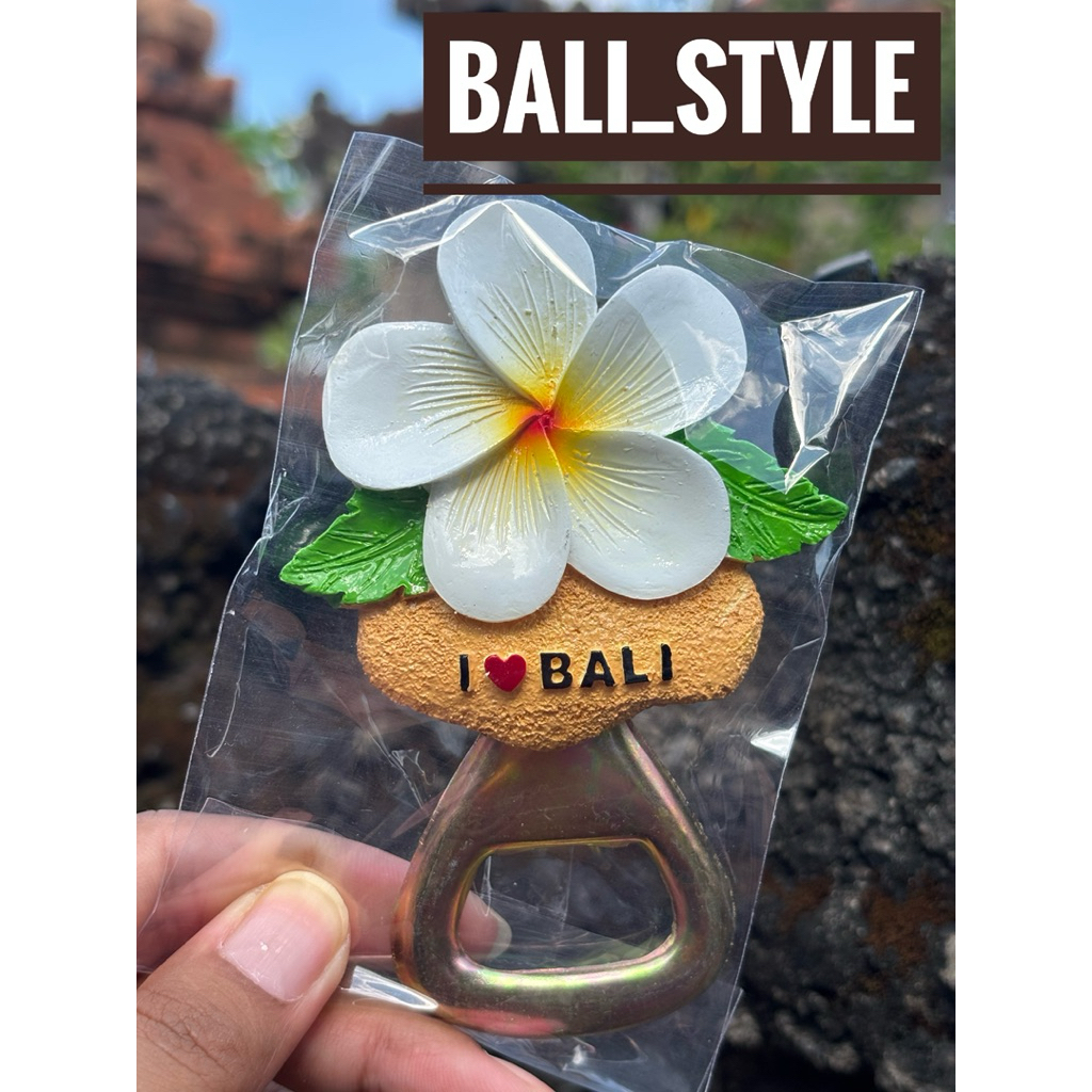 Jual PEMBUKA BOTOL | TEMPELAN KULKAS BALI | 3D | Shopee Indonesia