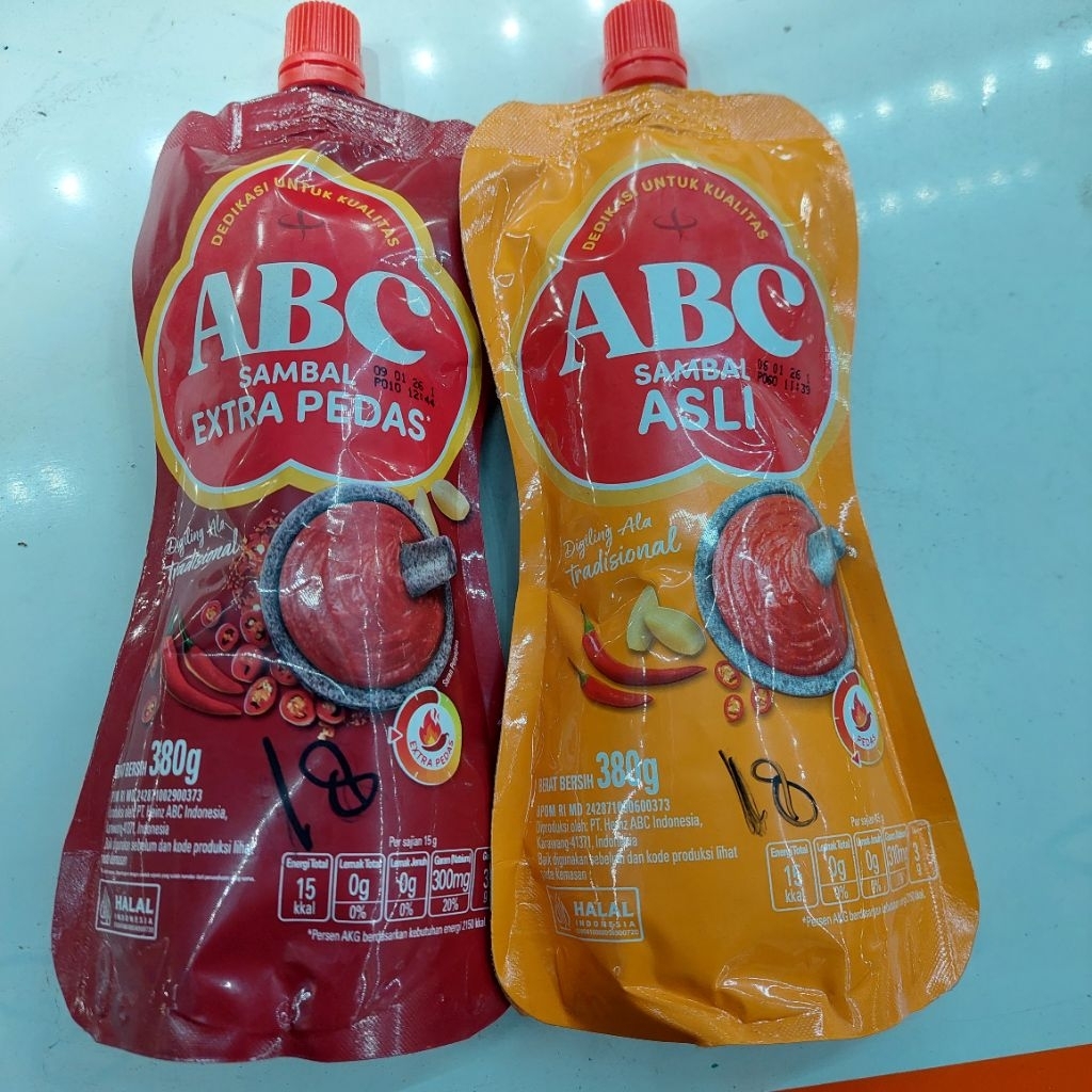 Jual Sambal abc extra pedas 380gr/ Abc sambal asli tradisional | Shopee ...