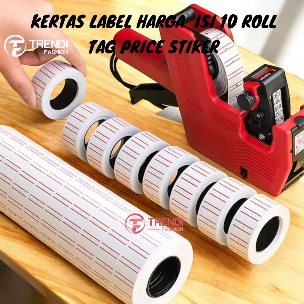 Jual Kertas Label Harga Label Tag Price Stiker Penanda Harga Isi 10 ...