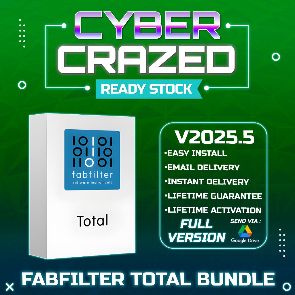 Jual (Win/Mac) FabFilter Total Bundle 2025.03 Full Version (Versi Terbaru) | Shopee Indonesia