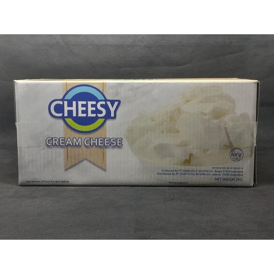 Jual Cheesy Cream Cheese Natural 2kg Keju Krim | Shopee Indonesia