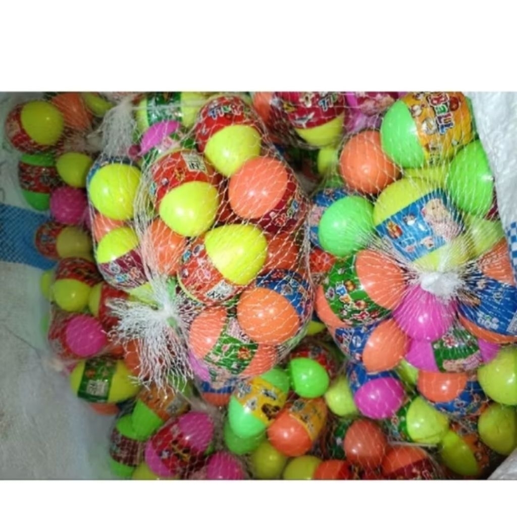Jual Mainan telur jaring berhadiah isi 20 pcs | Shopee Indonesia
