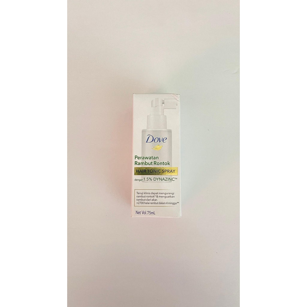Jual Dove Hair Tonic Spray Perawatan Rambut Rontok - 75 ml | Shopee ...