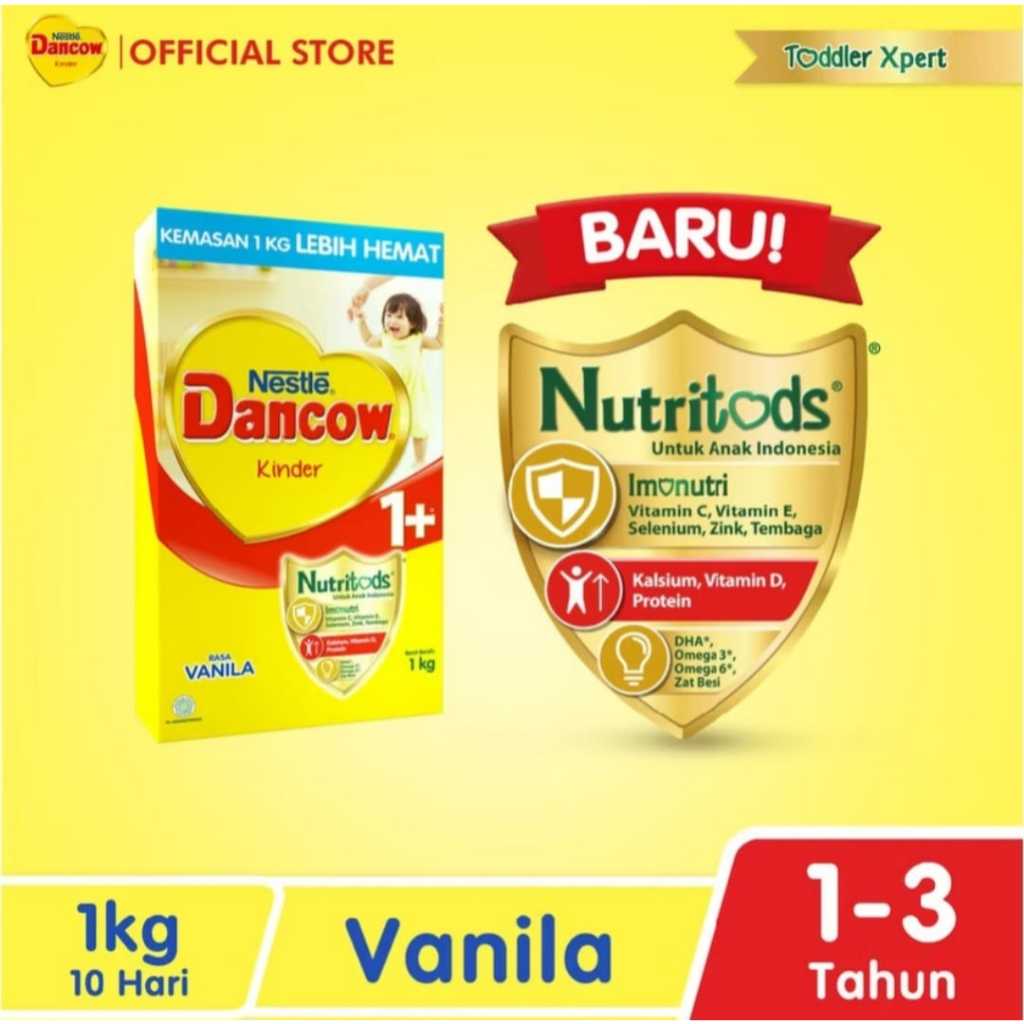 Jual Susu Dancow 1+ Vanila 1Kg | Shopee Indonesia