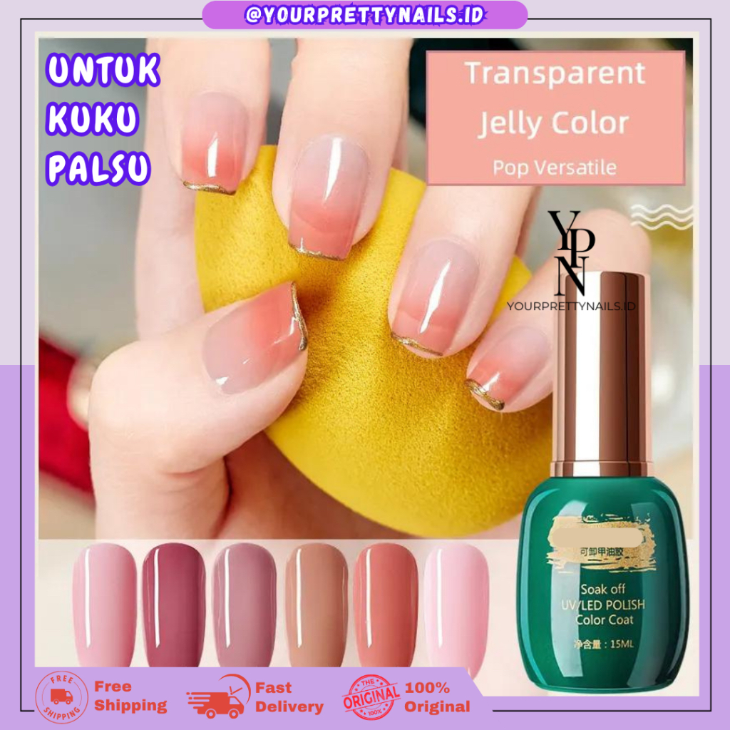 Jual NAIL GEL POLISH PINK SERIES CG 15ML UV GEL HALAL MUSLIMAH CAT KUKU ...