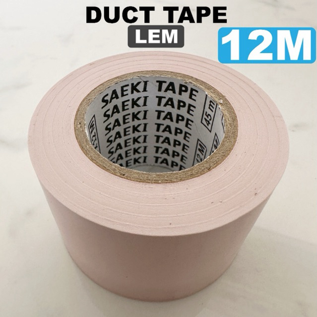 Jual LAKBAN LEM AC / DUCK TAPE LEM AC / ISOLASI LEM AC Merk SAEKI 12 ...