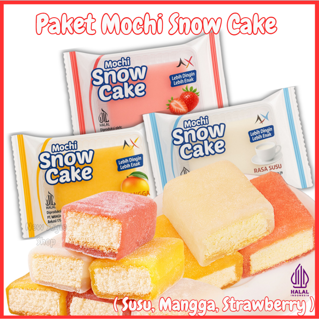Jual kue mochi conley 30gram jepang rasa coklat mangga strawberry ...