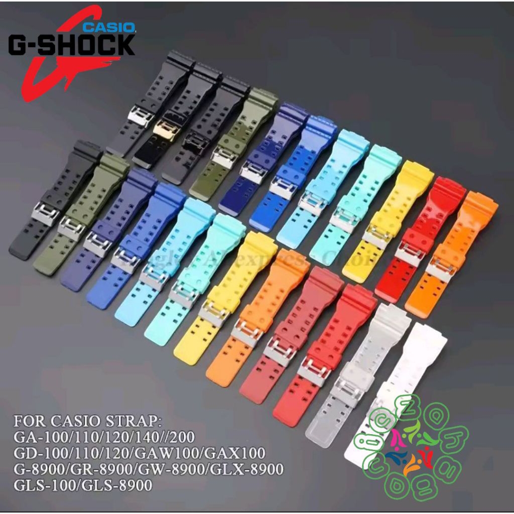 Jual Tali Jam Casio G-Shock GA-100 GA-110 GA-140 GA-200 Strap Jam G ...