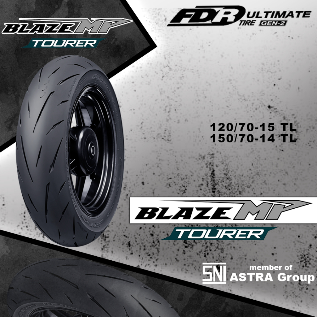 Jual BAN FDR BLAZE MP TOURER RING 14 & 15 TUBELESS (TL) | Shopee Indonesia