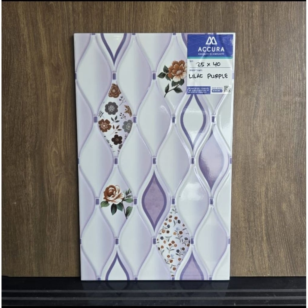 Jual KERAMIK DINDING 25X40 LILAC PURLE | GLOSSY | MULIA TILES | Shopee ...