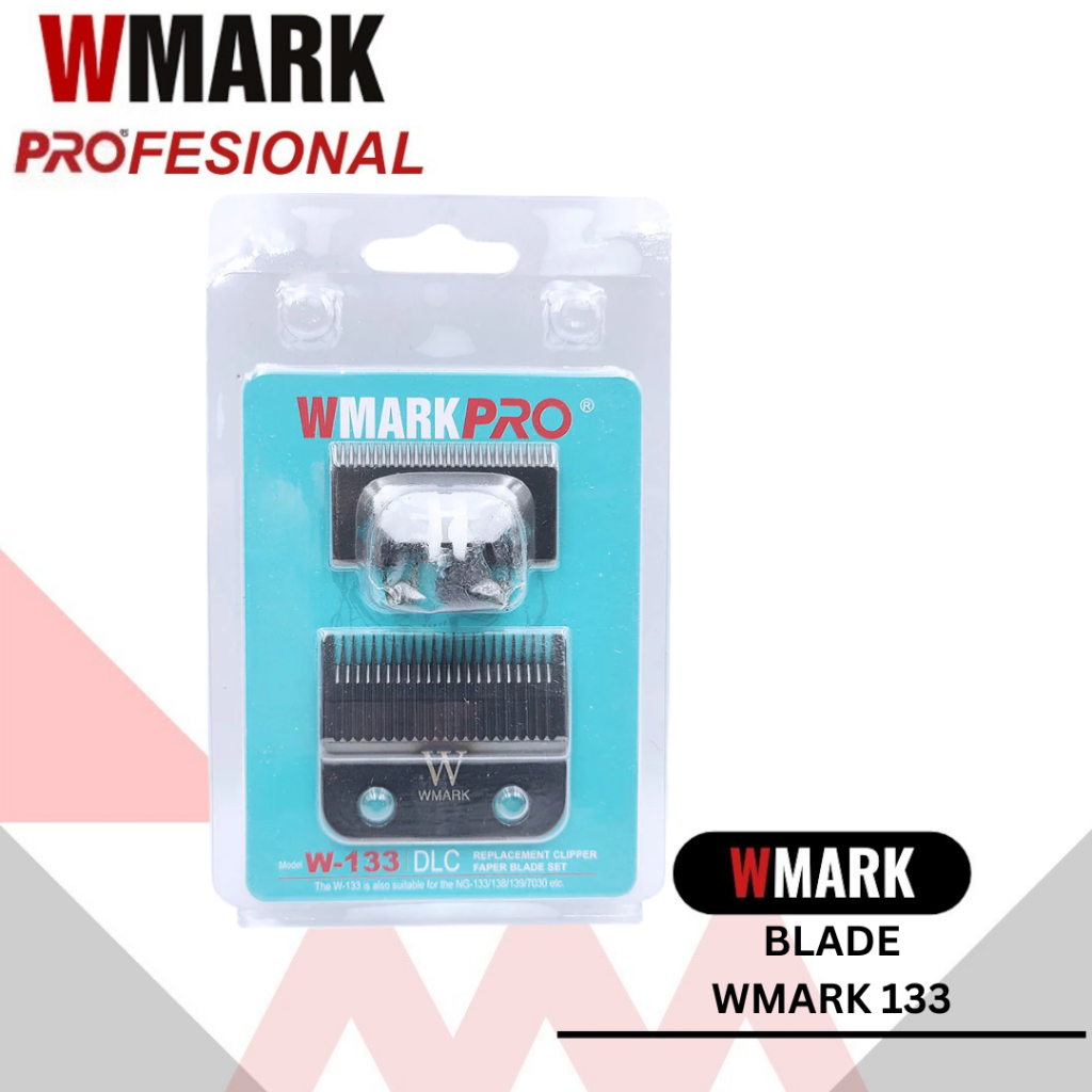 Jual WMARK PROFESIONAL BLADE WMARK W-133 REPLACEMENT CLIPPER BLADE SET ...