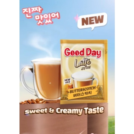 Jual Good Day Latte Butterschotch / Original Sachet 22gram | Shopee ...