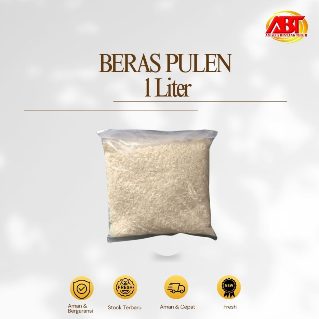 Jual ABT - Beras Pulen 1 Liter Enak,Bersih dan Putih (FRESH-AMAN ...