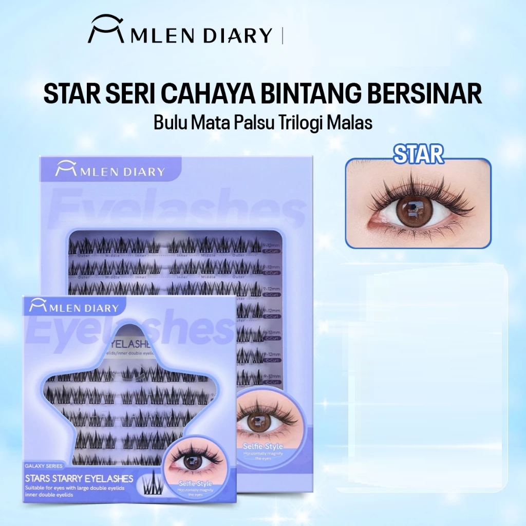 Jual Mlen Diary Stars Eyelashes Series | Shopee Indonesia