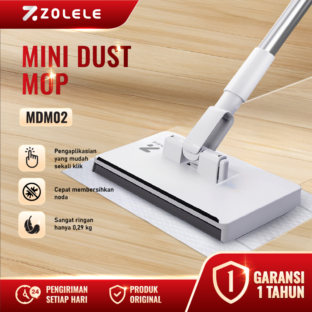 Jual Zolele dm02 Penyapu Mop Tisu pakai buang Wiper Wet Dry Tissue ...