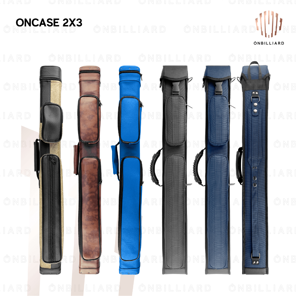 Jual ONcase Tas Stick Billiard 2x3 Cue Case Billiard 2 Butt 3 Shaft ...