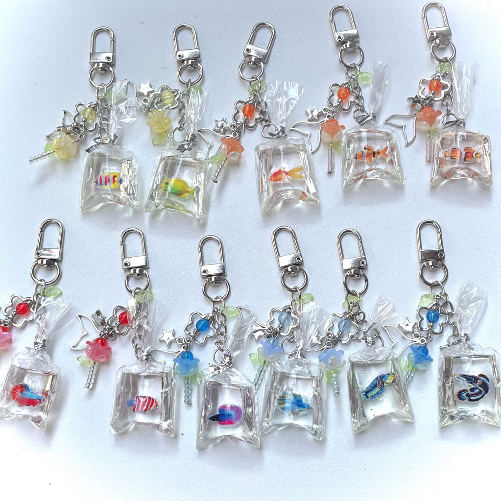 Jual Fish keychain | Gantungan miniatur ikan | Shopee Indonesia