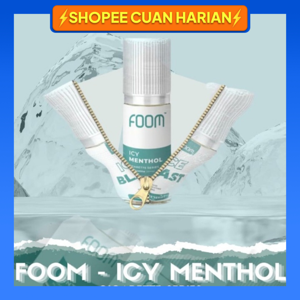 Jual FOOM ICY MENTHOL SERIES LIQUID SALTNIC 30ML BY FOOM 100% ORIGINAL ...