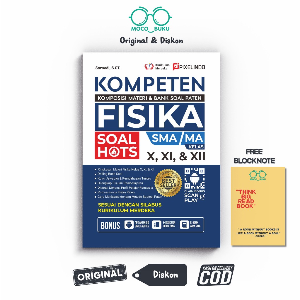 Jual Buku Kompeten FISIKA SMA/MA Kelas X, XI, & XII Sesuai Silabus Kurikulum Merdeka | Shopee ...
