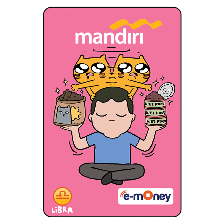 Jual Mandiri e-Money edisi Tahilalats Zodiak - Libra | Shopee Indonesia