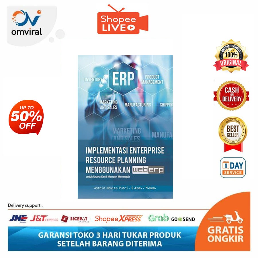 Jual OV20P - Buku Implementasi Enterprise Resource Planning Menggunakan Web Erp Astrid Novita ...
