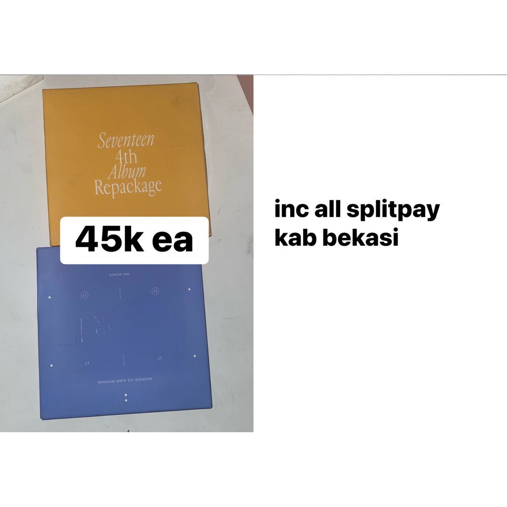 Jual wts svt sector17 album only sector 17 new heights new beginning ...