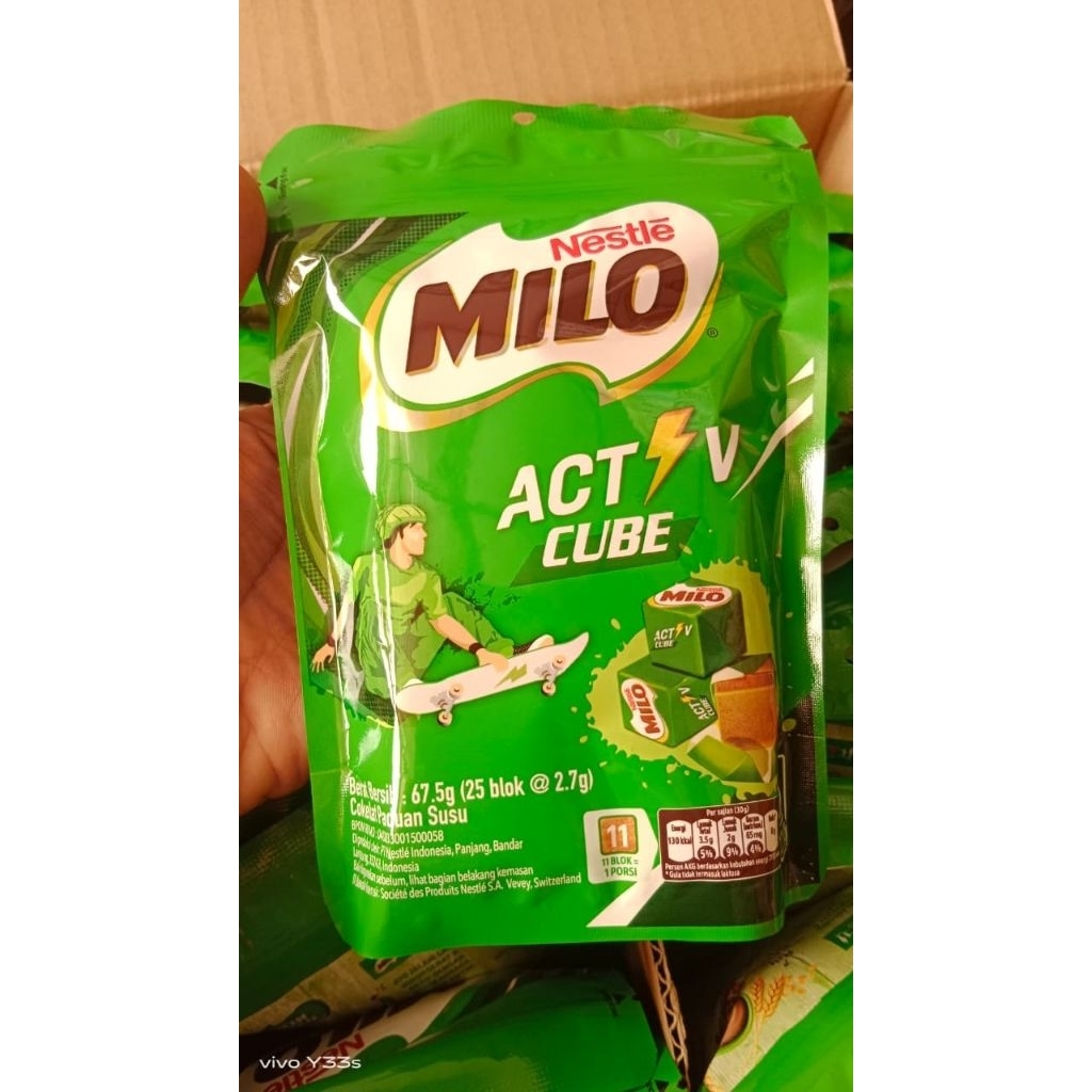 Jual Nestle Milo active cube 25pcs | Shopee Indonesia