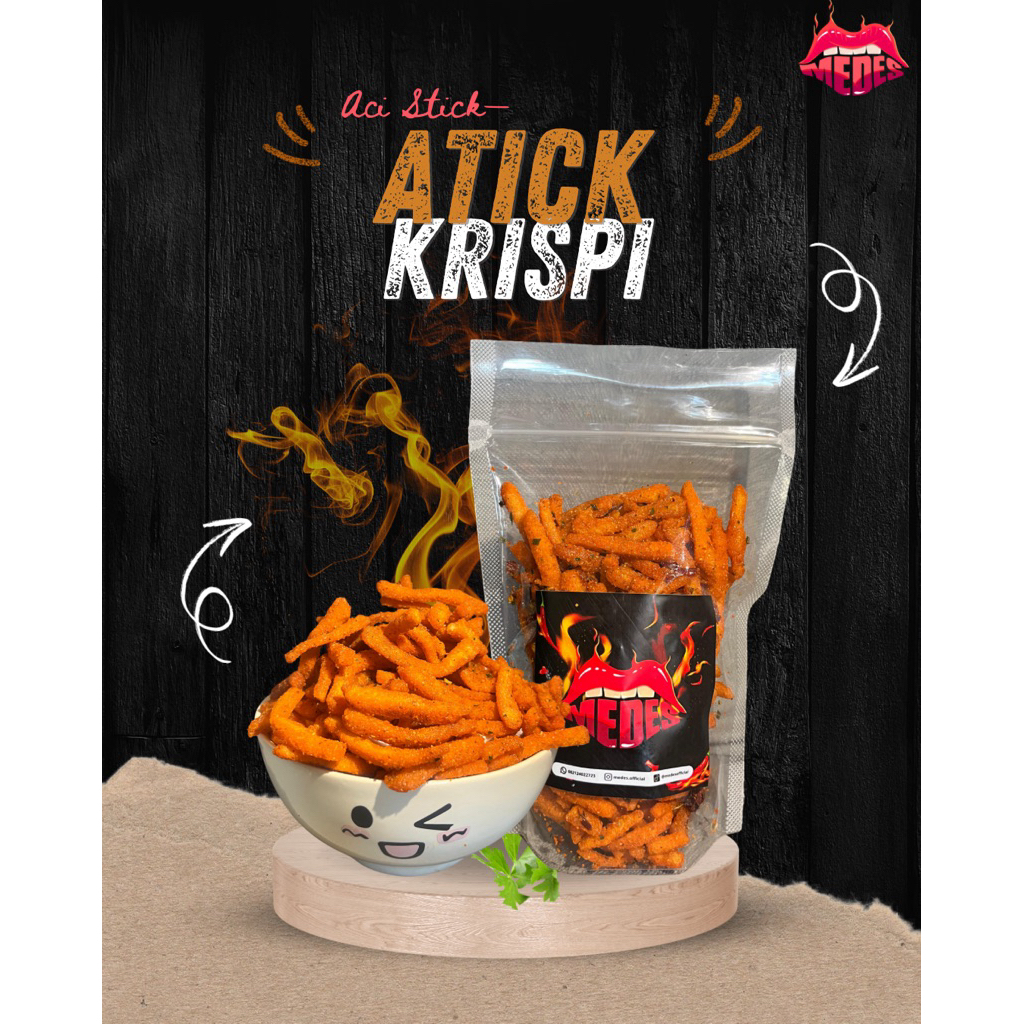 Jual MEDES Atick Krispi 200gr | Shopee Indonesia