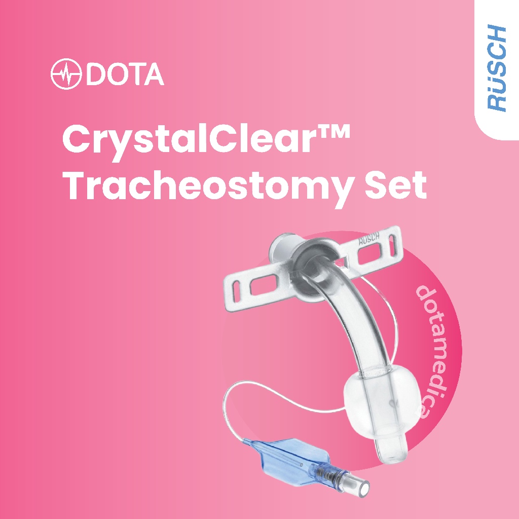 Jual RUSCH CrystalClear Tracheostomy Set / Tracheostomy Tube Kit ...