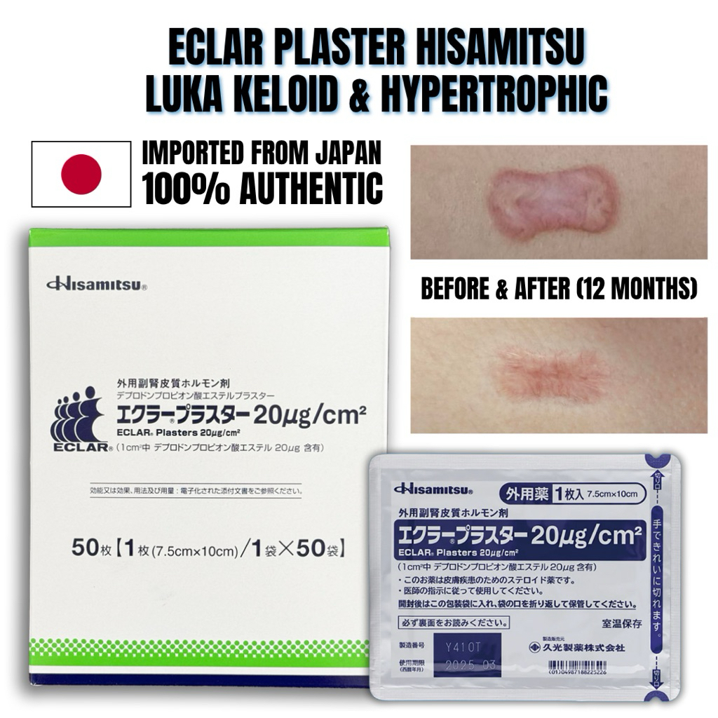 Jual Eclar Plaster Bekas Luka Keloid Hansaplast Hisamitsu jepang ...