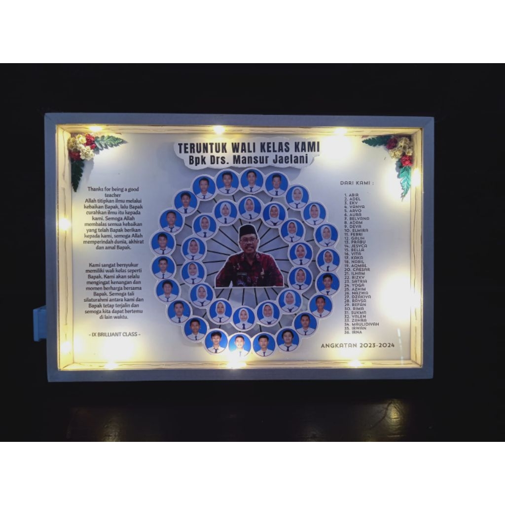 Jual FRAME KELAS, FRAME PERPISAHAN, FRAME KENANG KENANGAN, FRAME ULTAH ...