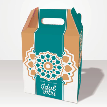 Jual ( 5 Pcs ) Box Parcel Kue Kering Lebaran Kardus Hampers Jinjing ...