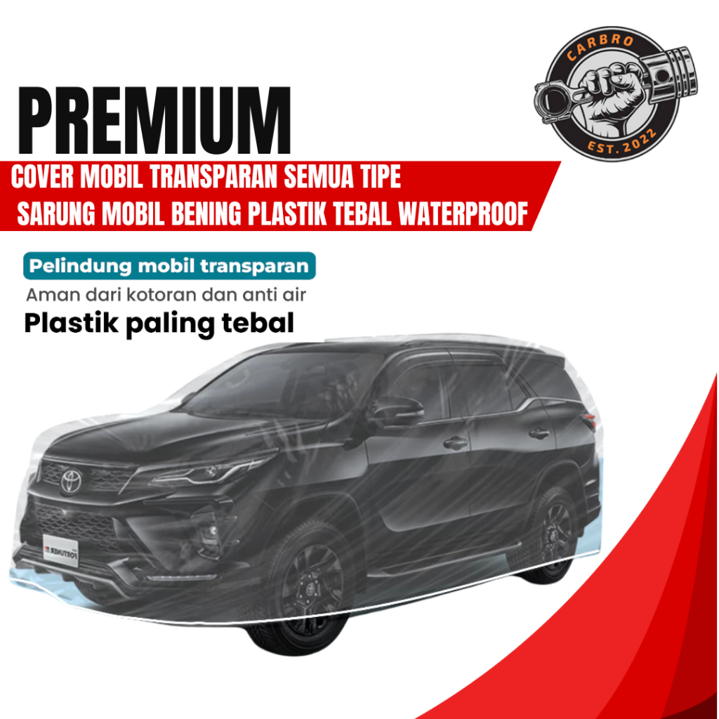 Jual Cover Mobil Transparan avanza innova xenia Semua Tipe Sarung Mobil ...