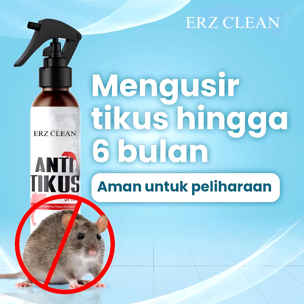 Jual ERZ Clean Semprotan Pengusir Tikus Alami Obat Pengusir Anti Tikus ...