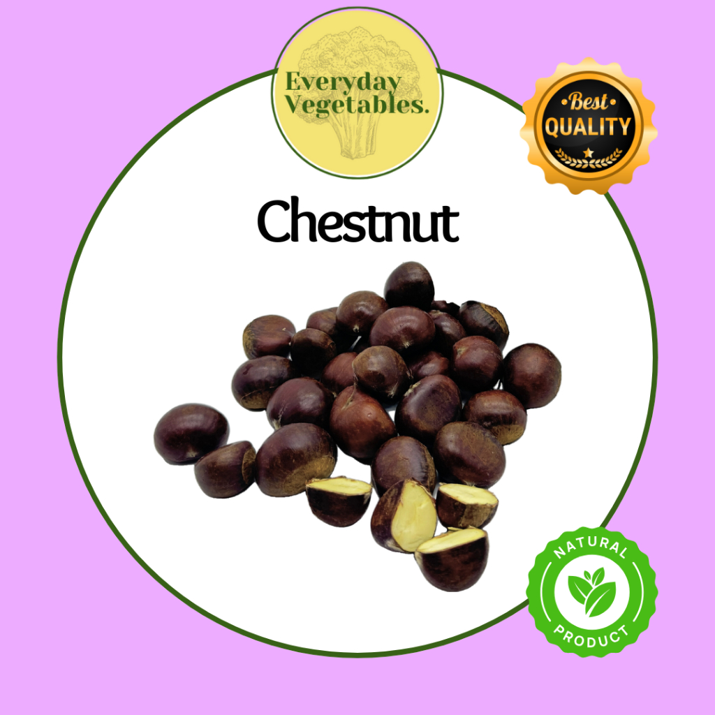 Jual Chestnut Mentah / Kacang Kastanye Mentah per 500gr | Shopee Indonesia