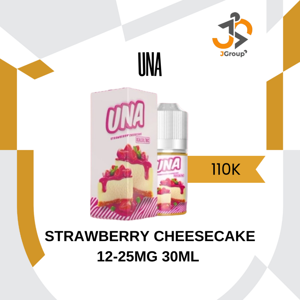 Jual UNA SALT STRAWBERRY CHEESECAKE 30ML SALTNIC E-LIQUID VAPORIZER ...