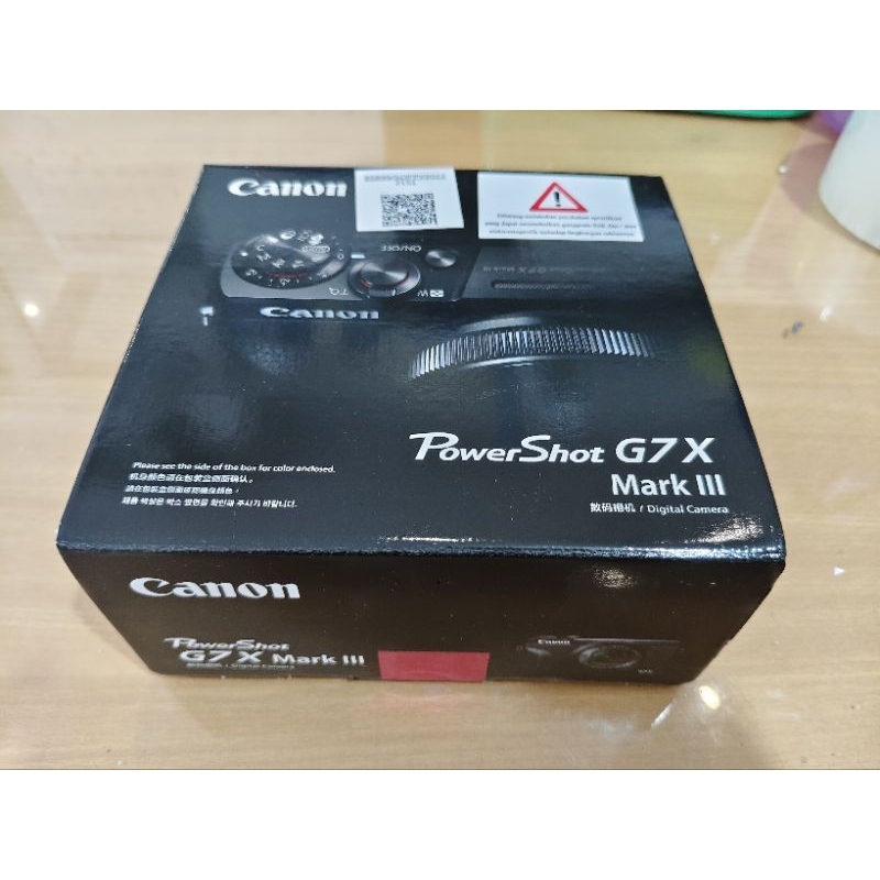 Jual canon g7x III resmi datascript black | Shopee Indonesia
