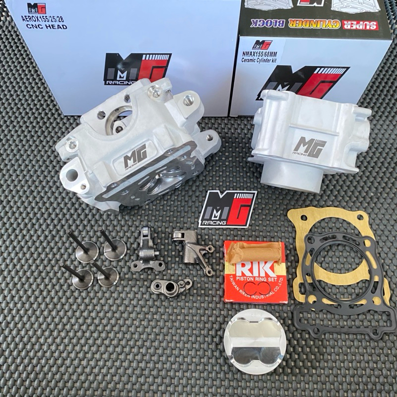 Jual paket boreup super head cnc 25/28 aerox/nmax/wr155/r15 blok nmax ...