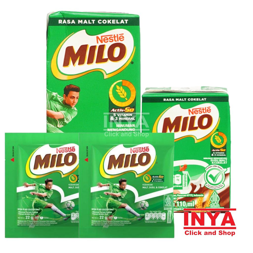 Jual Nestle Milo Rasa Malt Cokelat - Susu Kemasan - Chocolate Milk ...